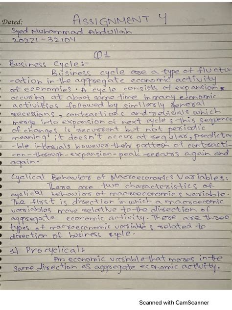 Macro Assignment 4 Pdf