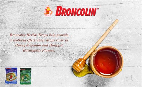 Broncolin Candy Drops Honey And Herbal Extracts With