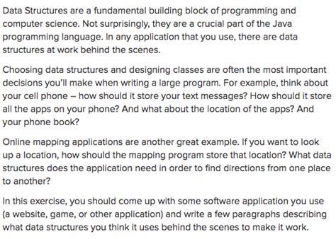 Solved Data Structures Are A Fundamental Building Block Of