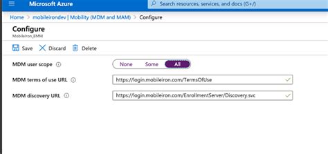 assigning aad uem app