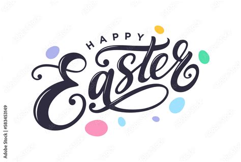 Easter Hand Lettering Happy Easter Letters To Print Happy Easter