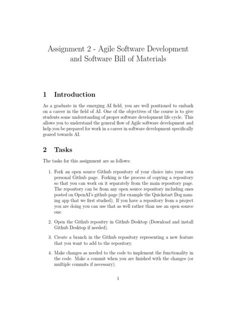 Assignment 2 Agile Software Development Pdf Software Repository Agile Software Development