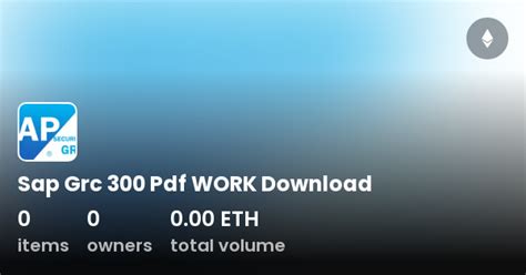 Sap Grc 300 Pdf Work Download Collection Opensea