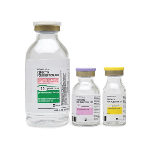 Cefoxitin For Injection Usp Wg Critical Care