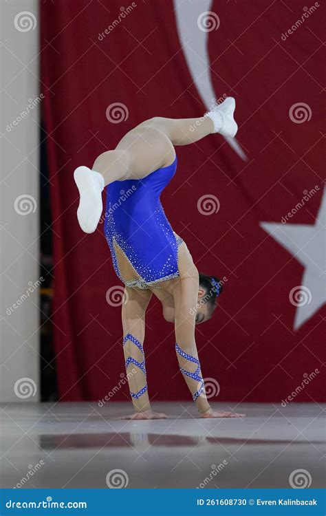 Aerobic Gymnastics Turkish Championships Editorial Image Image Of