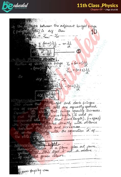 Chapter 9 Physic FSc Part 1 Notes Inter Part 1 Notes