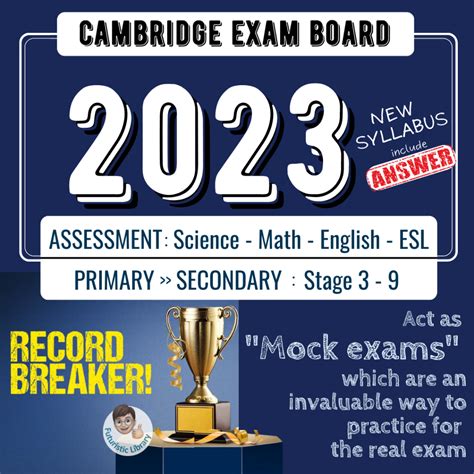 10🅿⭐ Latest 2023 Cambridge Progression Test Answer Year 3 Y9 Secondary Checkpoint Test