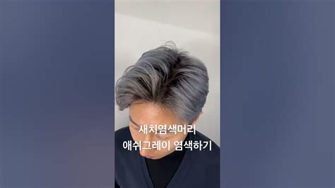 새치염색했던머리도 애쉬그레이 염색이 가능해졌네요 ㅎㅎ Youtube