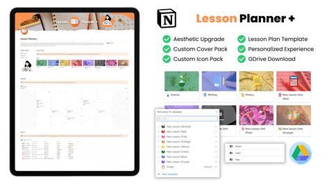 Lesson Planner Notion Template For Teachers