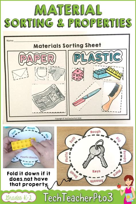 Properties Of Materials Sorting Activities Science Activities For