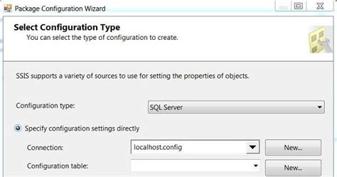 How To Support Multiple Sql Server Package Configurations In Ssis