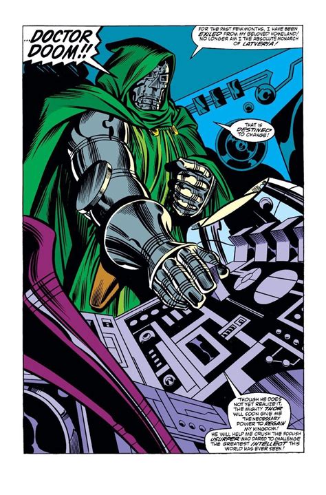 Pin On Marvel Doom Victor Von Doomdoctor Doom Doom The Mighty Thor