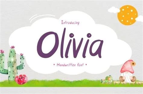 Olivia Font Freedafonts