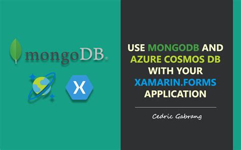 Use Mongodb And Azure Cosmos Db With Your Xamarinforms Application