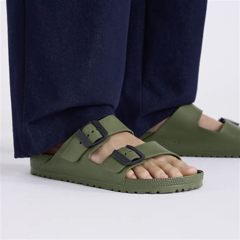 Arizona Stealth Buckle Eva Khaki Black Birkenstock