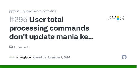 User Total Processing Commands Dont Update Mania Key Mode Tables · Issue 295 · Ppyosu Queue