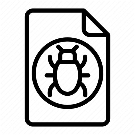 Infected Malware Virus Bug Document File Security Icon Download On Iconfinder