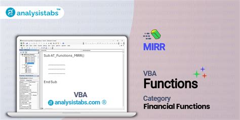 VBA MIRR Function Explained With Examples