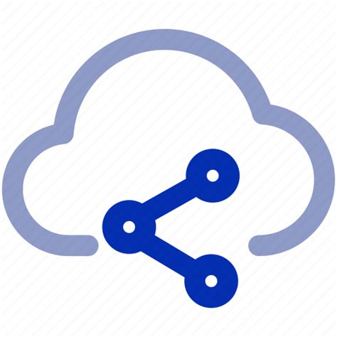 Cloud Share Cloud Share Storage Upload Download Sync Icon