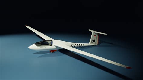 🎨 Standard Cirrus Glider Sailplane Miniature・ Stl File For ・cults