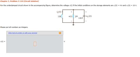 solved chapter 7 problem 7 110 circuit solution for the