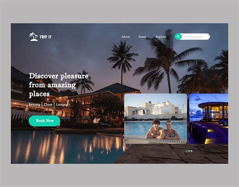 Travel Agency Responsive Design On Behance