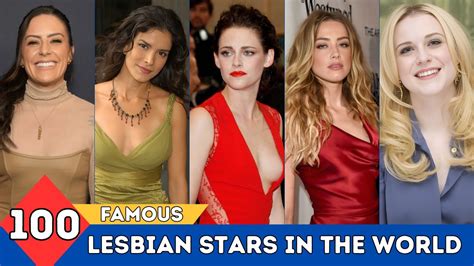 100 Famous Lesbians Stars Who Came Out Ages And Partners Youtube