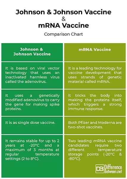 Différence Entre Les Vaccins Johnson And Johnson Et Arnm Diffexpert