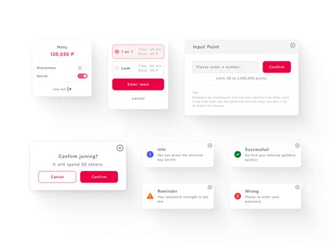 ui components by lewis hsu on dribbble