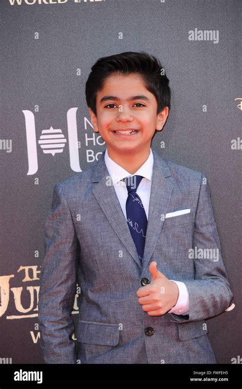 Los Angeles Ca Usa 4th Apr 2016 Neel Sethi At Arrivals For The