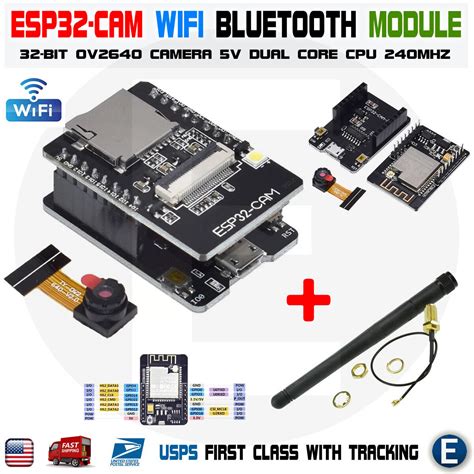 esp32 cam esp32 wifi bluetooth development board ov2640 camera antenna mb ebay