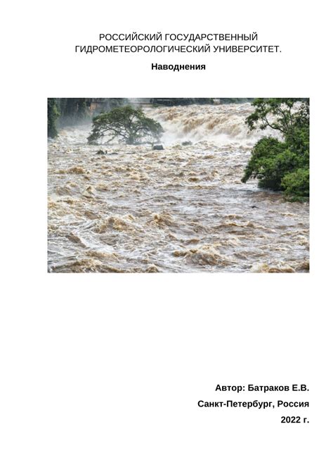 (PDF) Наводнение