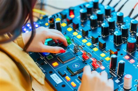 Person Using A Digital Interface With Ai Controls Representing Artificial Intelligence Data