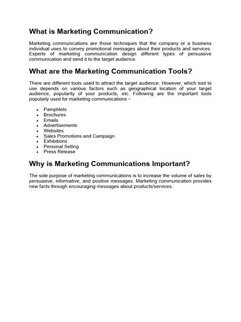 Lecture 7 Notes Download Free Pdf Marketing Communications Marketing