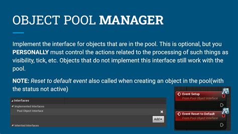object pool manager plugin 카테고리 코드 플러그인 ue 마켓플레이스