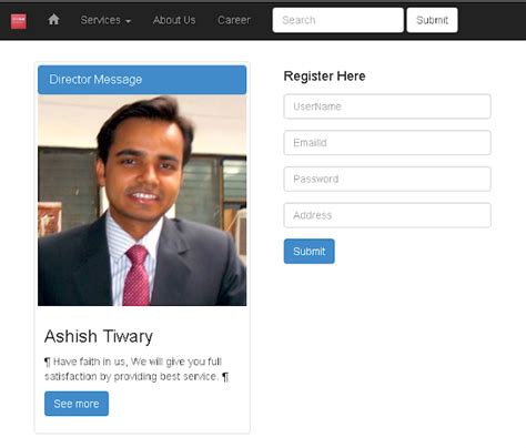 TechnoTips Part Create Registration Form Using Bootstrap And JQuery In Asp Net Mvc