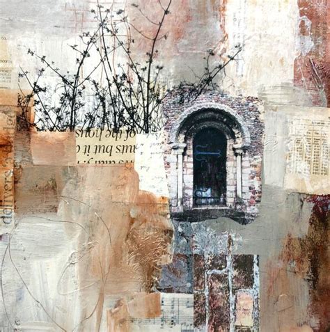 Passing Through Mixed Media Collage