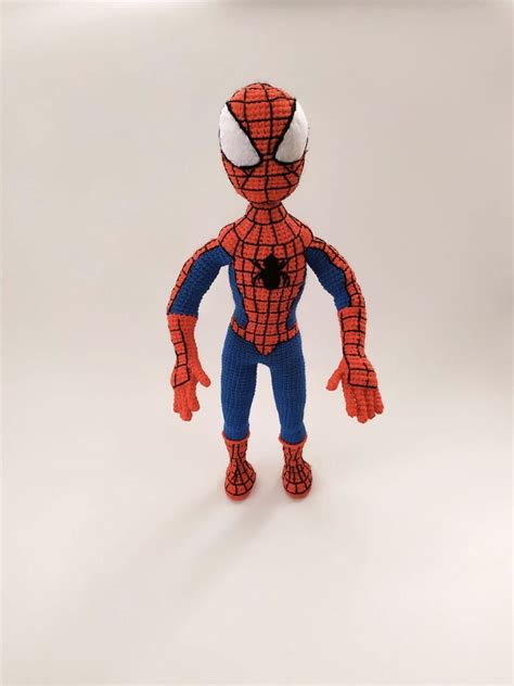 Crochet Spiderman Toy Spiderman Amigurumi Spiderman Toy Custom Doll