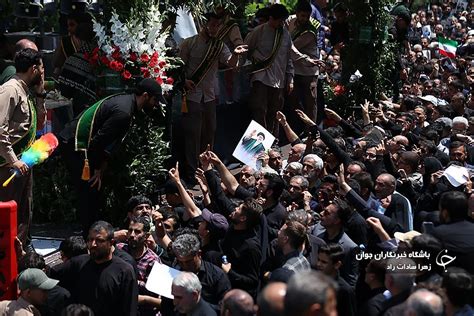 مراسم تشییع پیکر رئیس جمهور و همراهان شهیدش تهران ۲