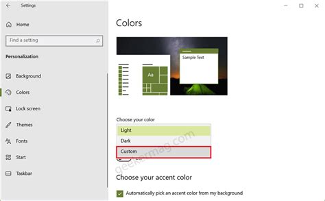 Fix “start Taskbar And Action Center” Accent Color Grayed Out On
