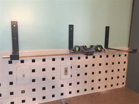 How To Install Shelf Brackets That Mimic Floating Shelves