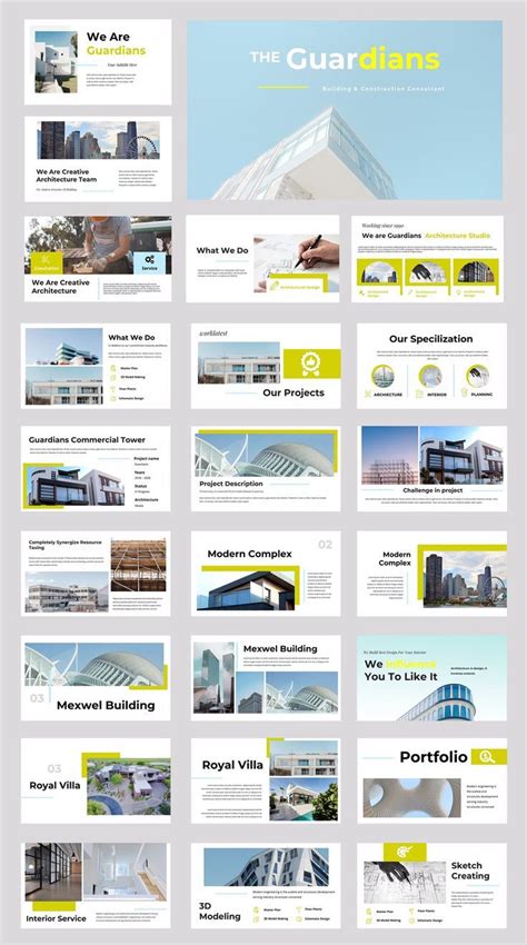 Clean Architecture Powerpoint Presentation Template Unique Slides Simple Powerpoint