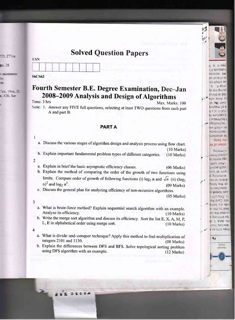 QP VTU With Ans 1 Question Papers With Hints Useful For The Preparation Of Exams I I I I I