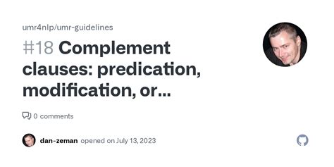 Complement Clauses Predication Modification Or Reference · Issue