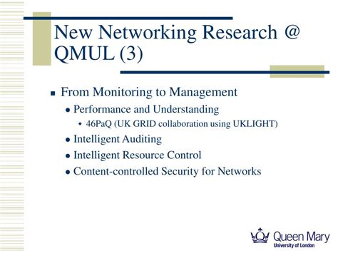 Ppt Networking Qmul Powerpoint Presentation Free Download Id5144025