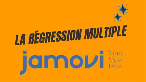 Régression Multiple Avec Test Des Hypothèses Jamovi Youtube