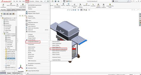 How To Select Identical Components In SOLIDWORKS