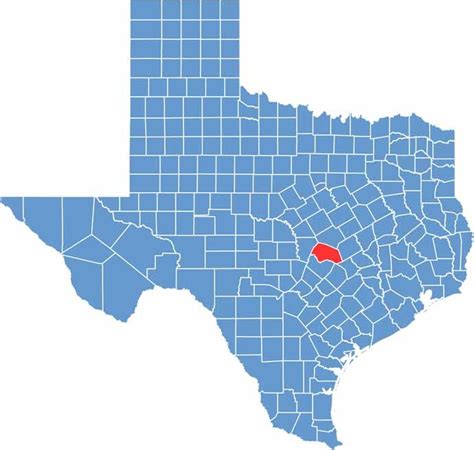 Williamson County Map Texas Us County Maps