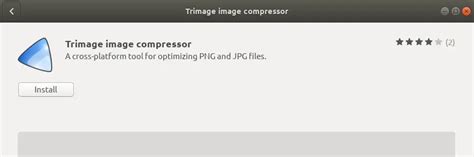 lossless image optimization compression with trimage on ubuntu vitux