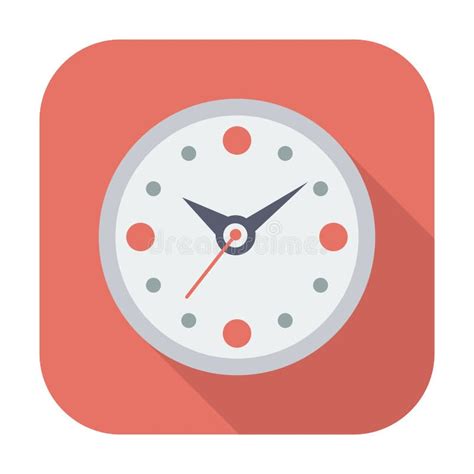 Clock Flat Icon Stock Vector Illustration Of Watch 89754474
